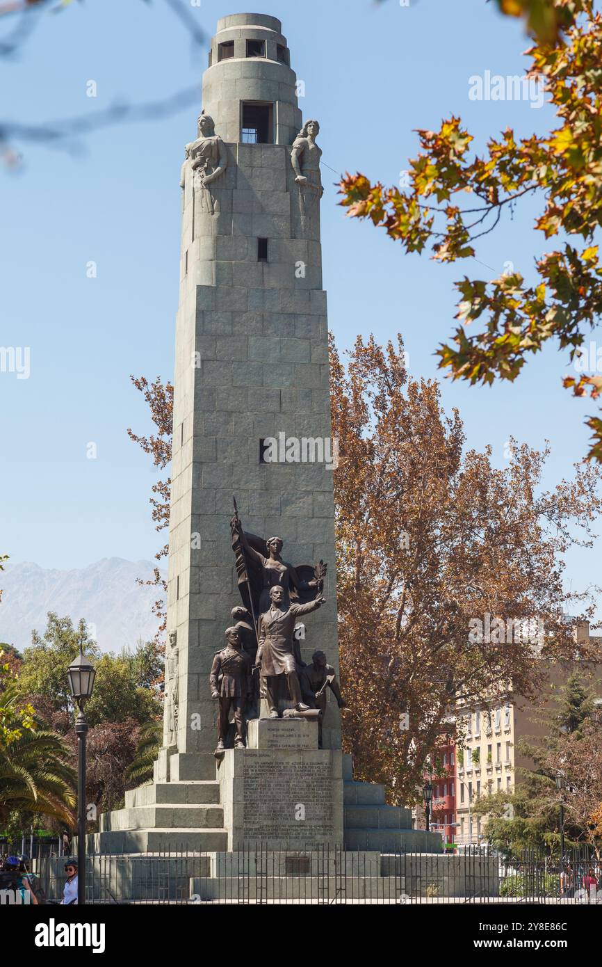 Monumento a los Heroes de Iquique (Iquique heroes monument) in Santiago ...