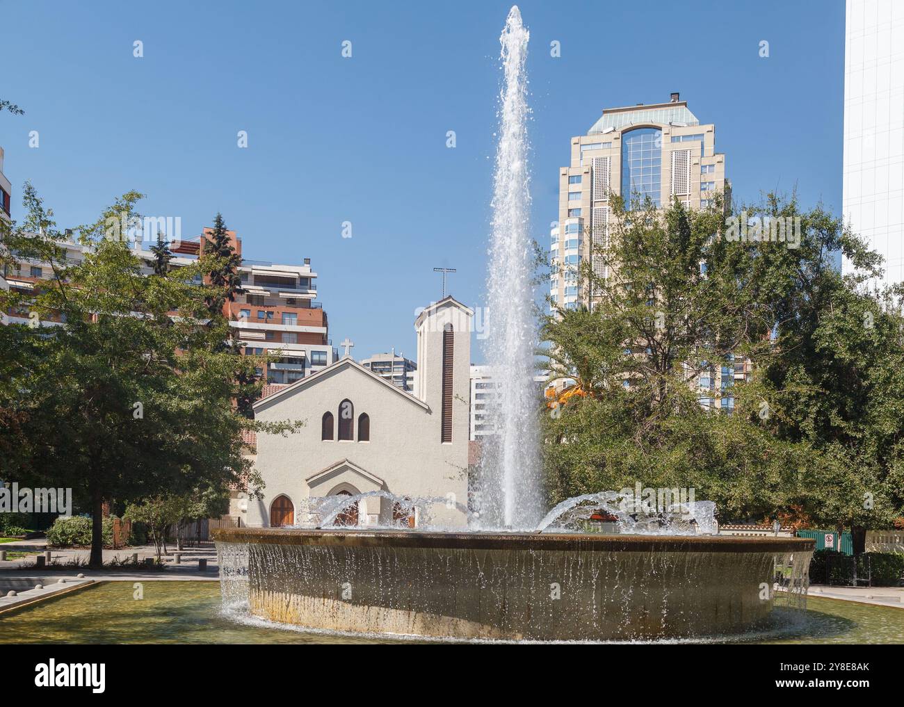 The Our Lady of Los Angeles church in the elegant El Bosque ...