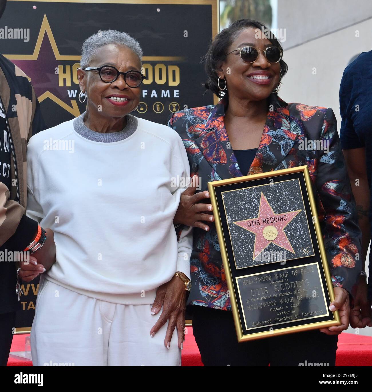 Los Angeles, United States. 04th Oct, 2024. Zelma Redding (L) and Karla ...