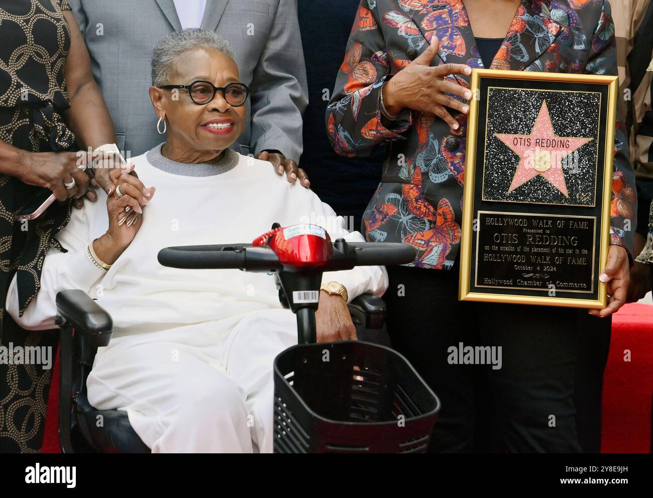 Los Angeles, United States. 04th Oct, 2024. Zelma Redding, wife of ...