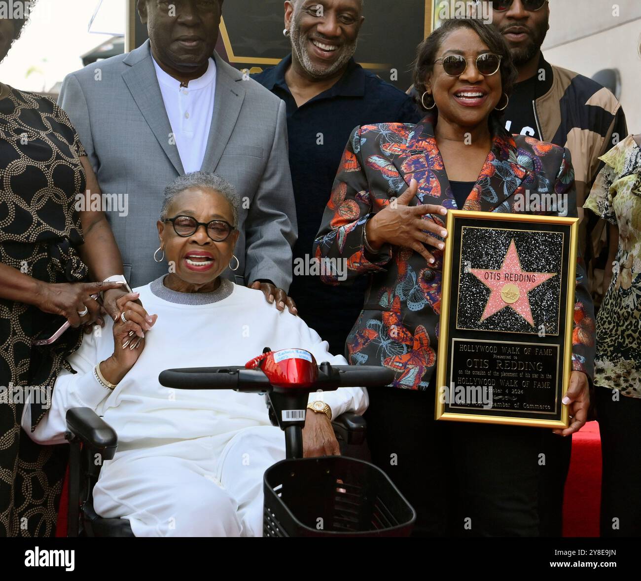 Los Angeles, United States. 04th Oct, 2024. Zelma Redding (L) and Karla ...