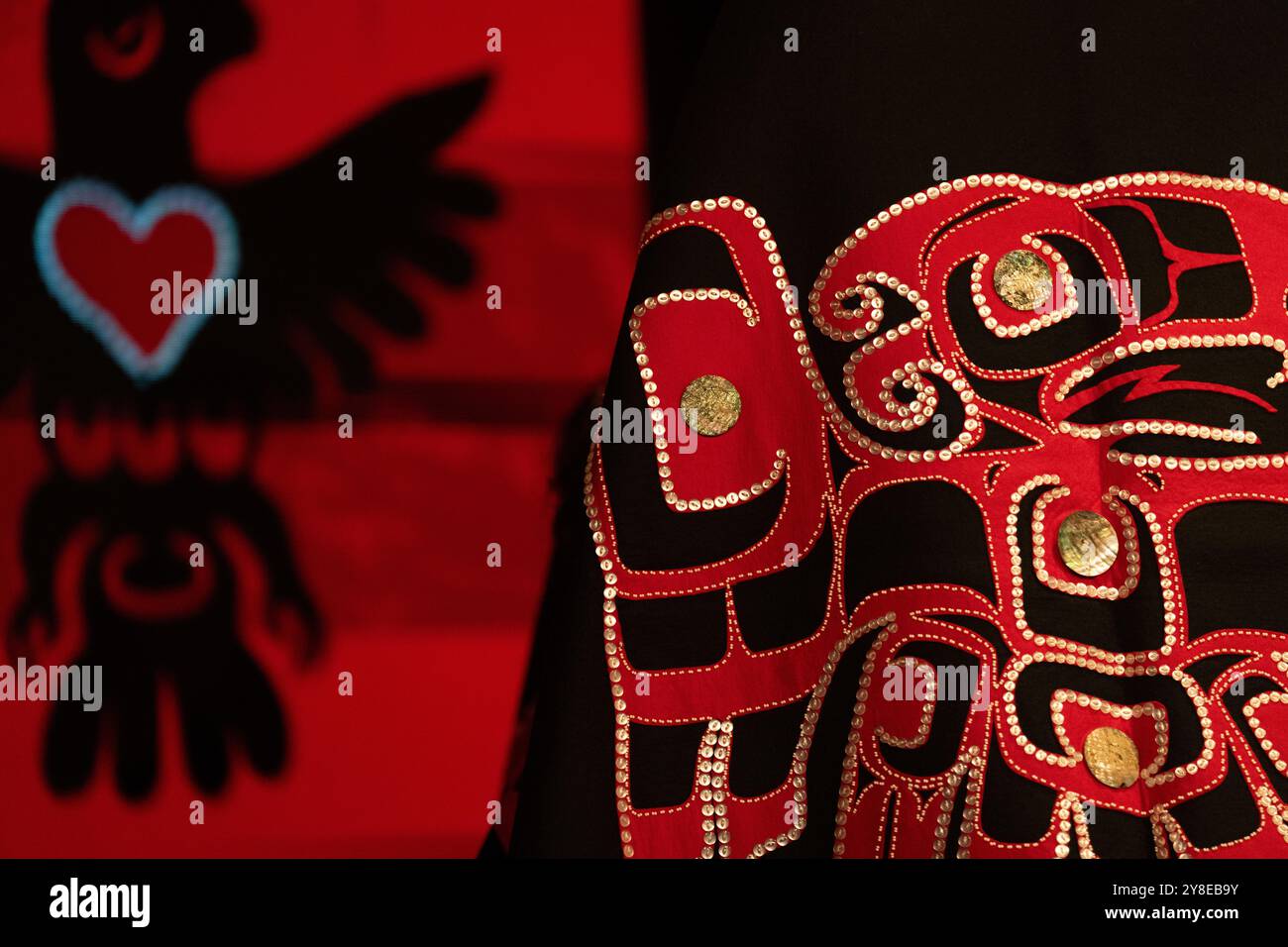 Cultural dance and clothing presentation from Tlingit people ...