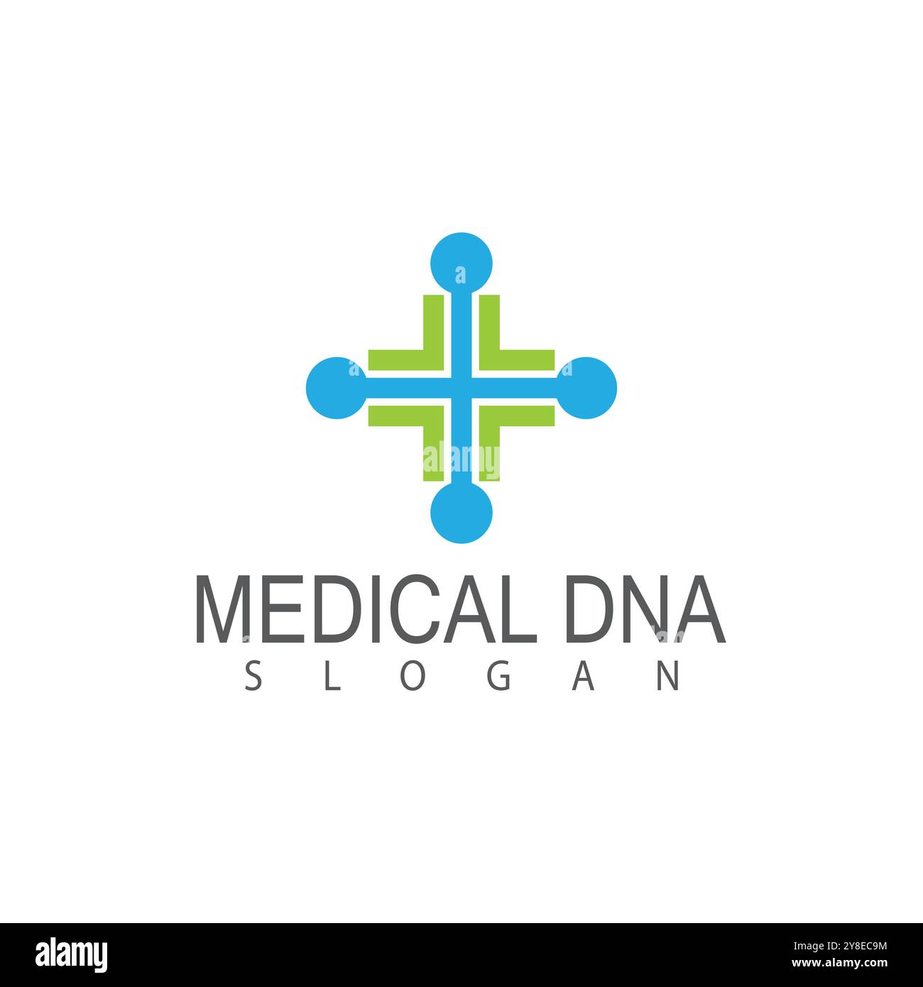 DNA gene Logo Template vector symbol illustration Stock Vector Image ...