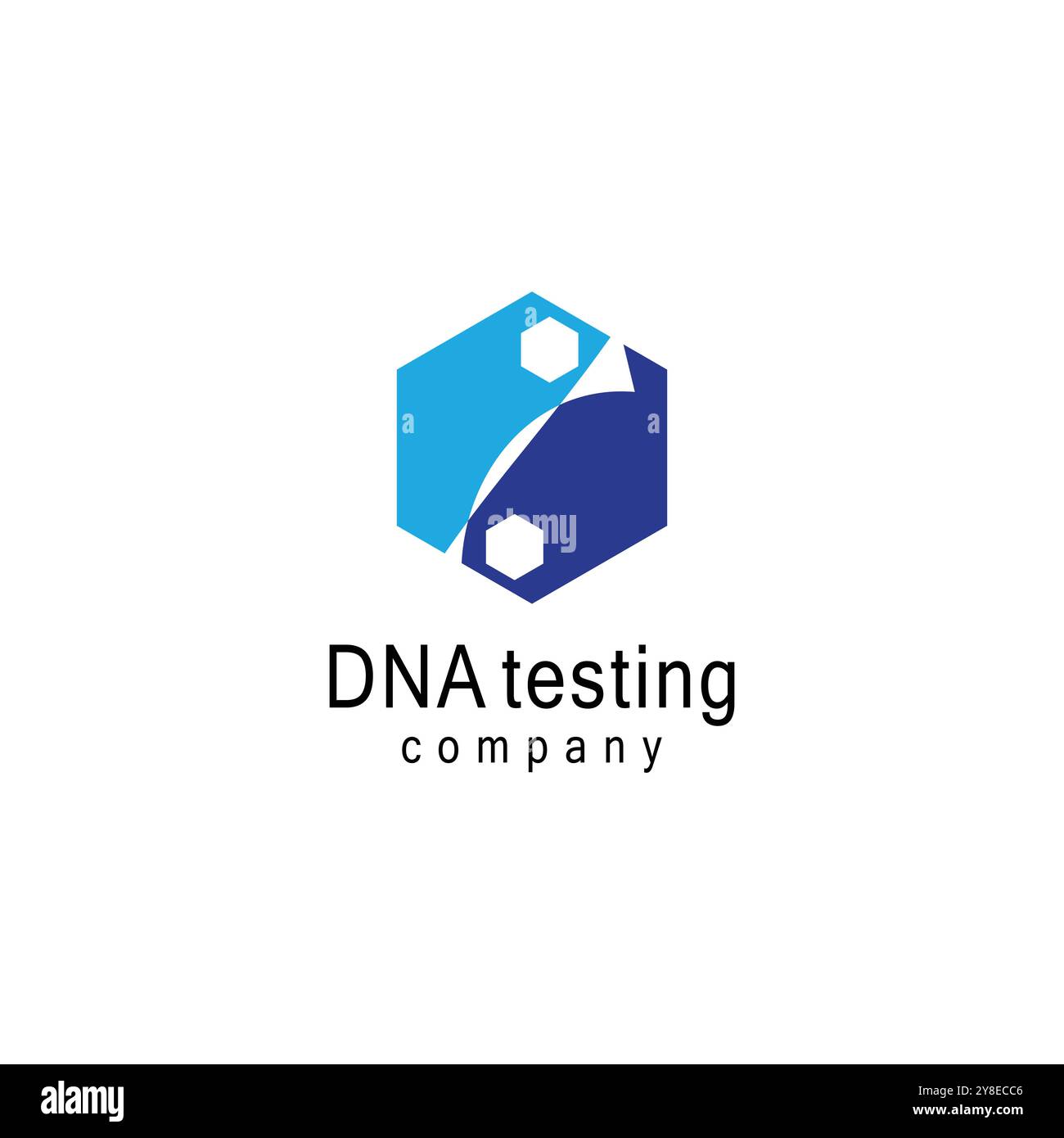 DNA gene Logo Template vector symbol illustration Stock Vector Image ...