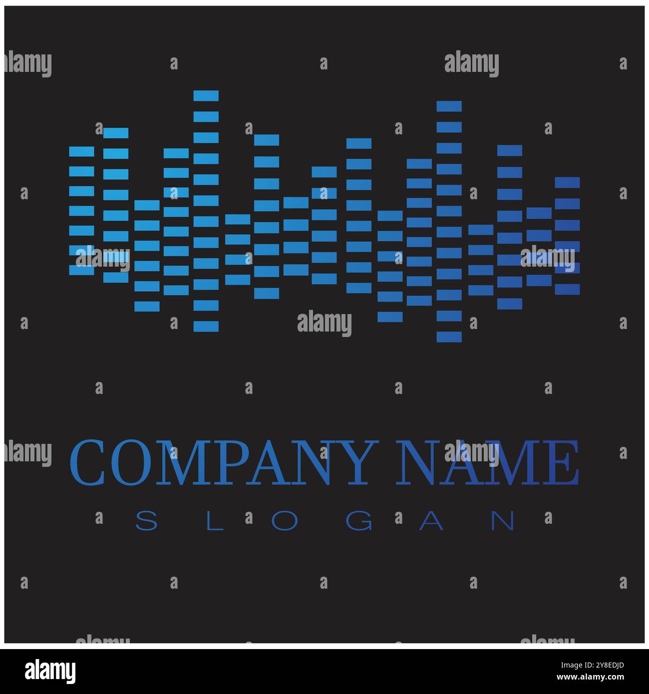 Sound waves vector illustration design template Stock Vector Image ...