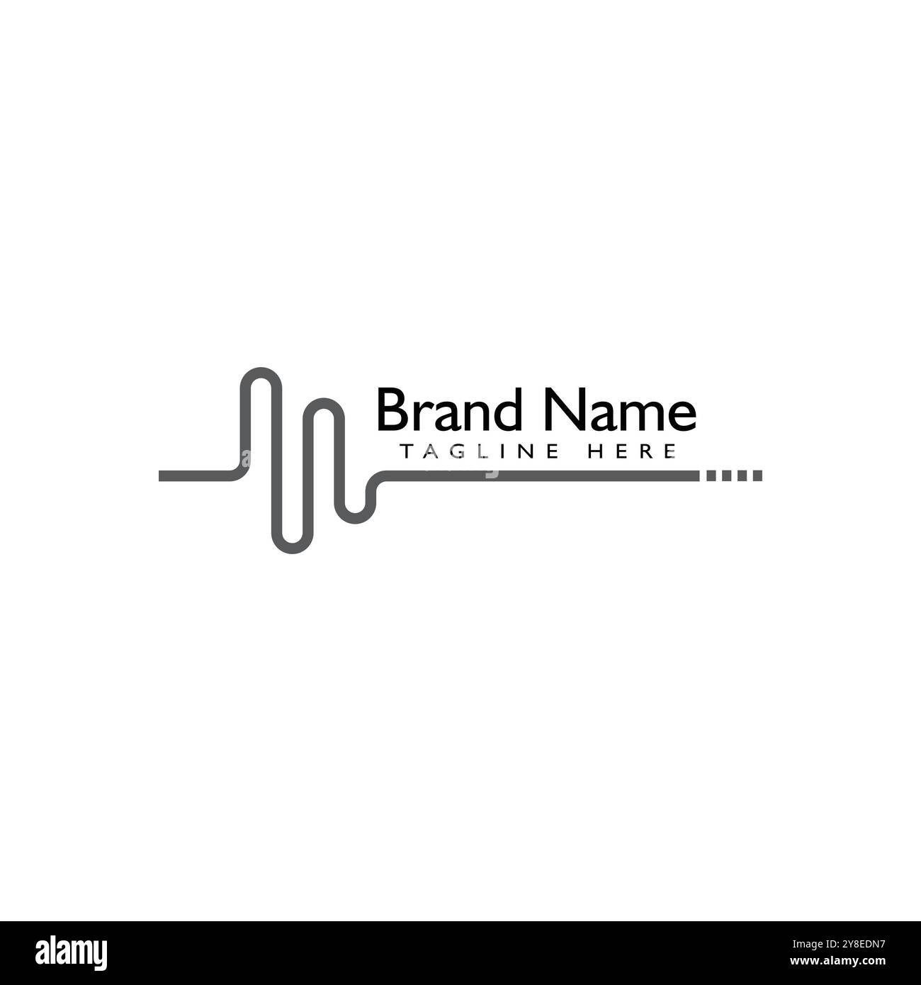 Sound waves vector illustration design template Stock Vector Image ...