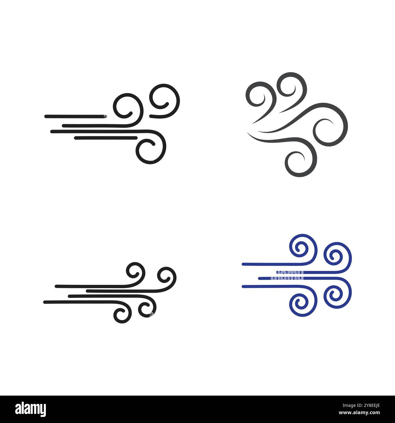 Wind logo vector symbol design Stock Vector Image & Art - Alamy