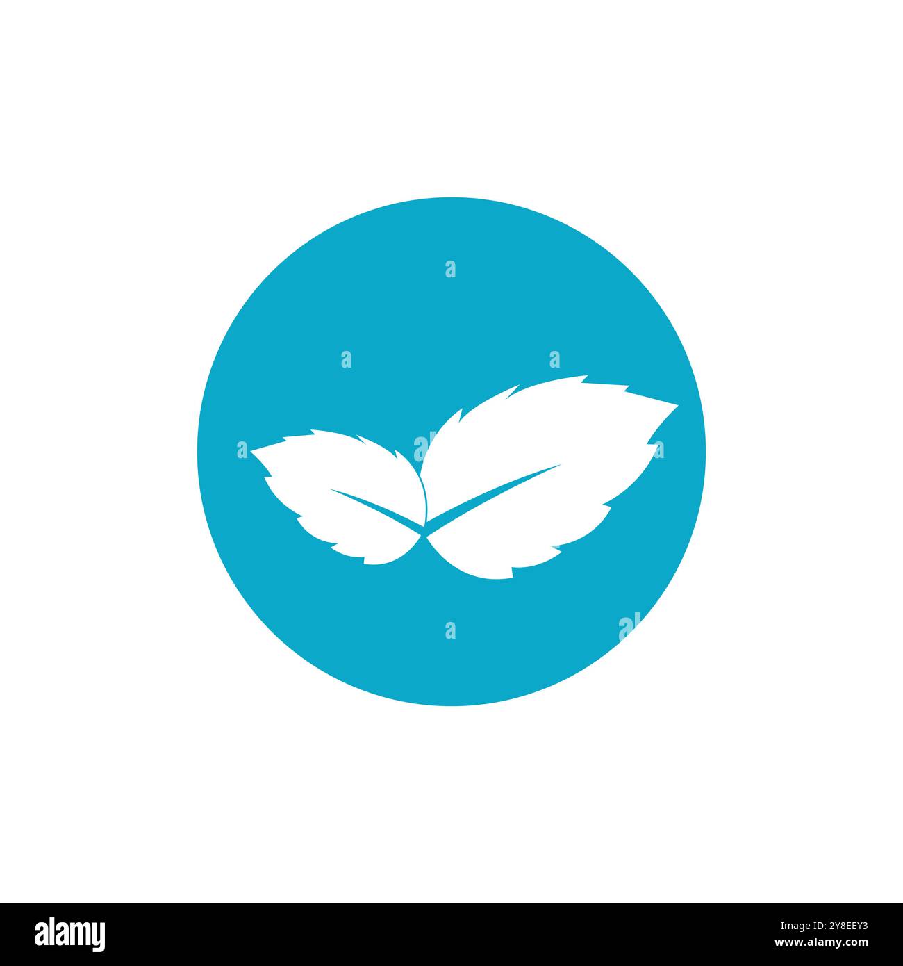 Mint leaf logo vector template symbol design Stock Vector Image & Art ...
