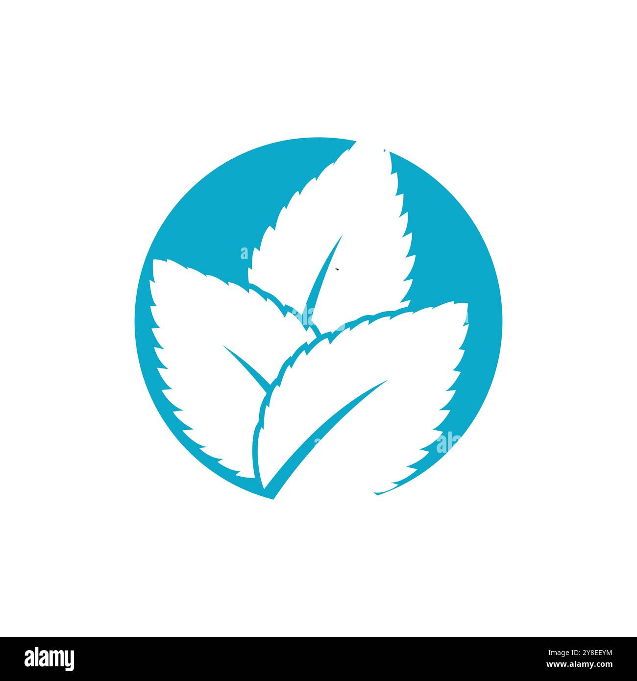 Mint leaf logo vector template symbol design Stock Vector Image & Art ...
