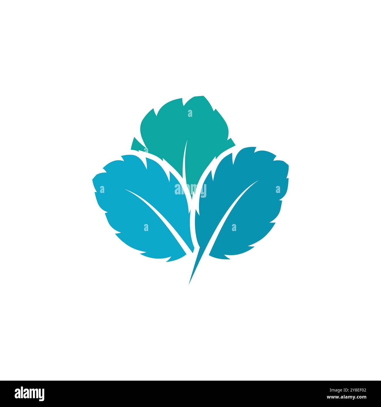 Mint leaf logo vector template symbol design Stock Vector Image & Art ...