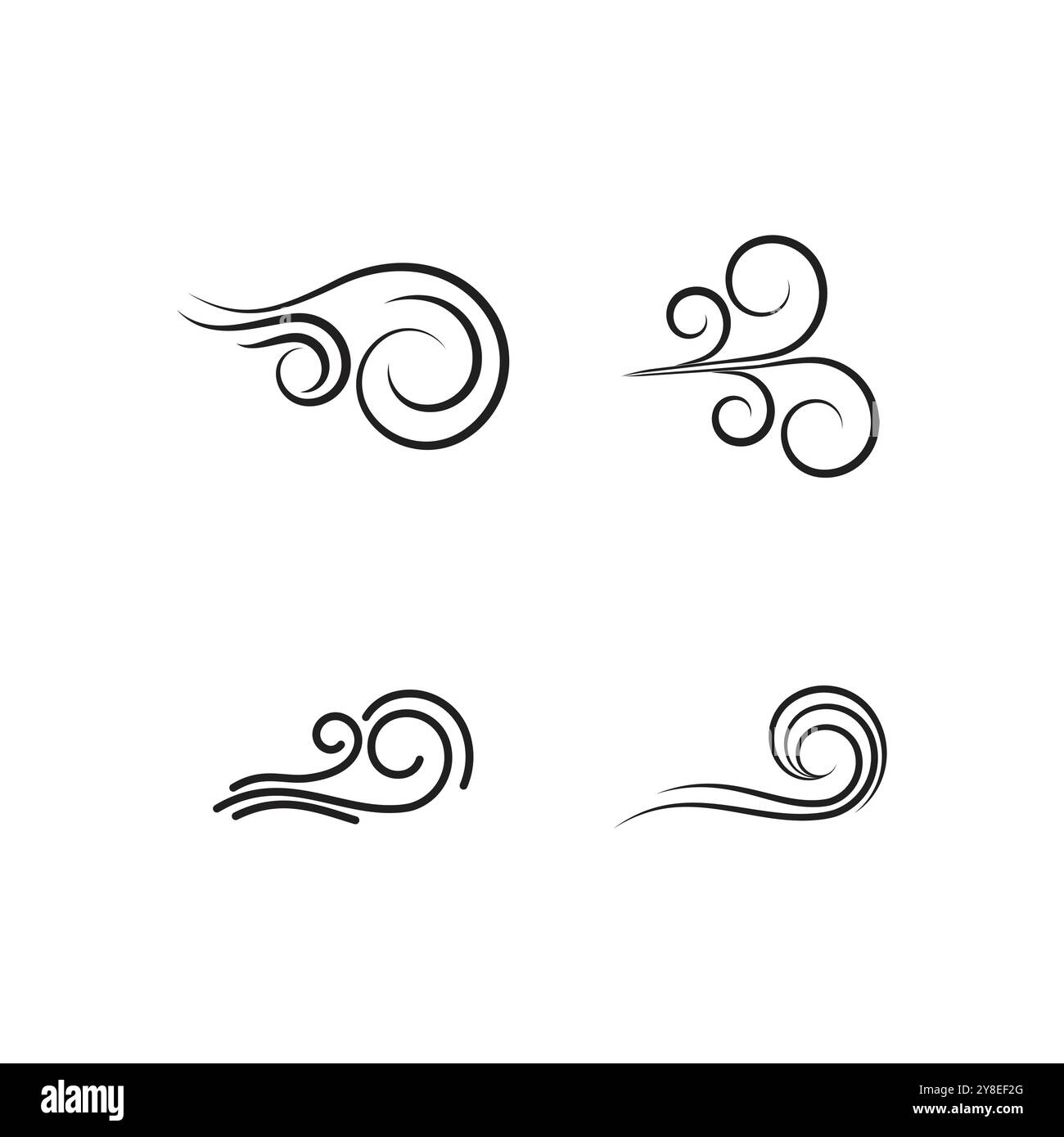 Wind logo vector symbol design Stock Vector Image & Art - Alamy