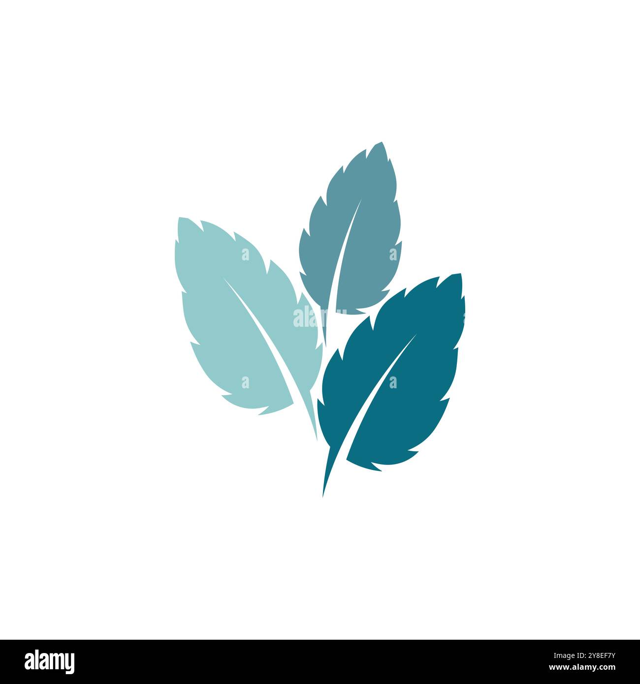 Mint leaf logo vector template symbol design Stock Vector Image & Art ...