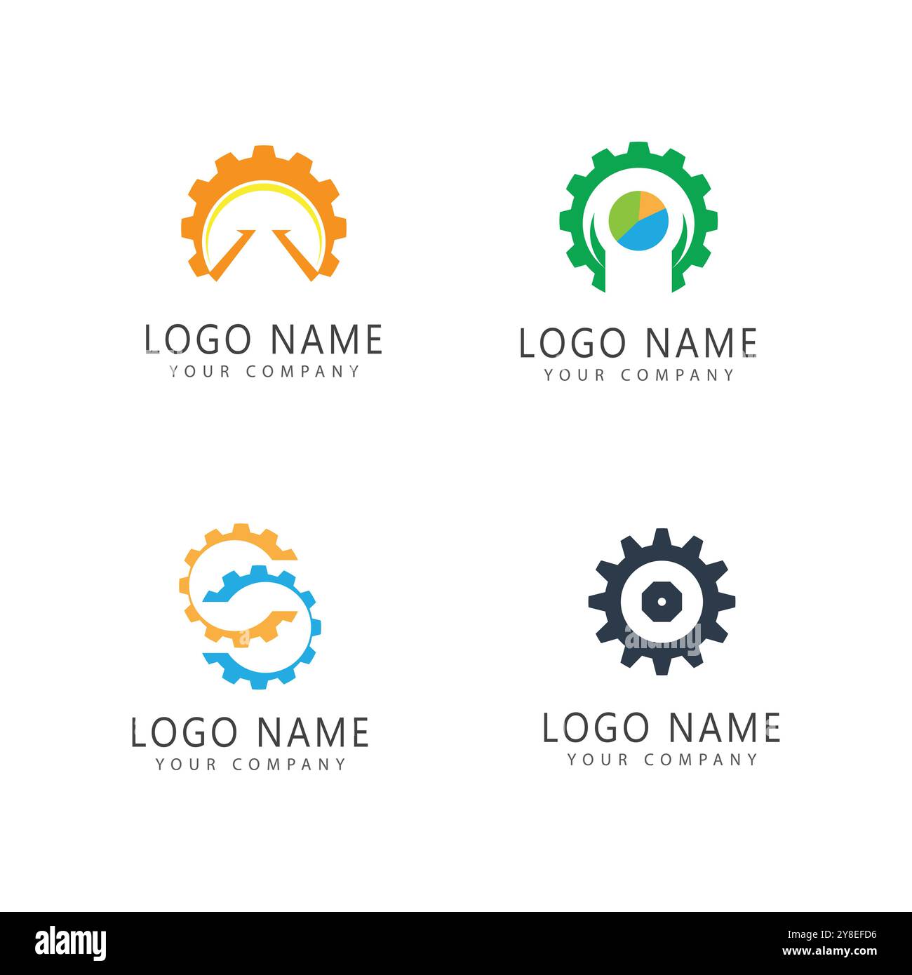 Gear logo vector template symbol design Stock Vector Image & Art - Alamy