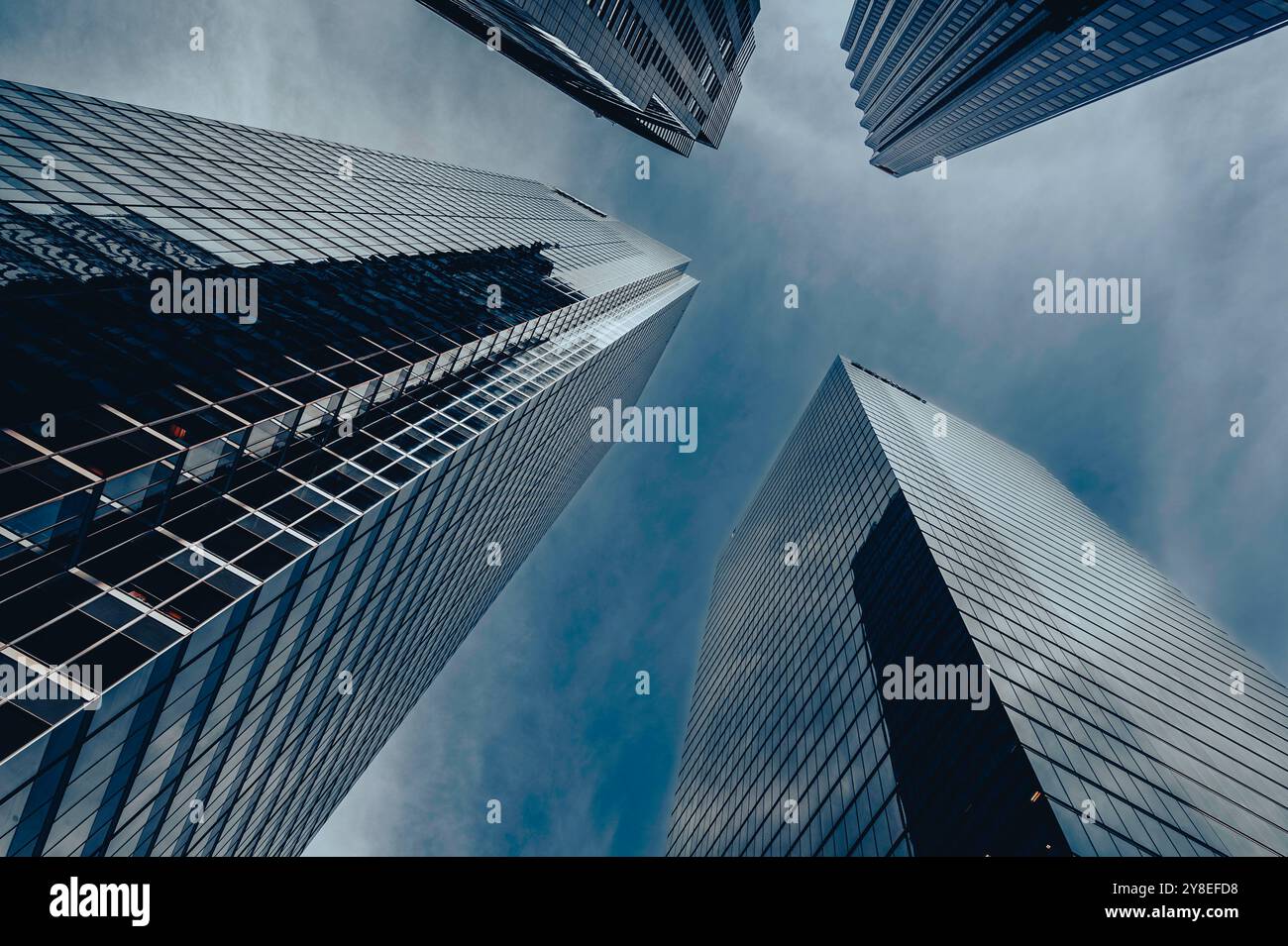 Bank towers in Toronto finance district Stock Photo - Alamy