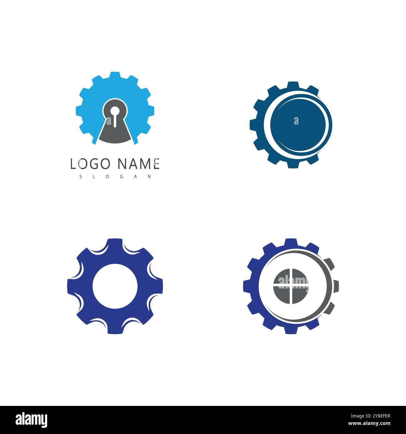 Gear logo vector template symbol design Stock Vector Image & Art - Alamy