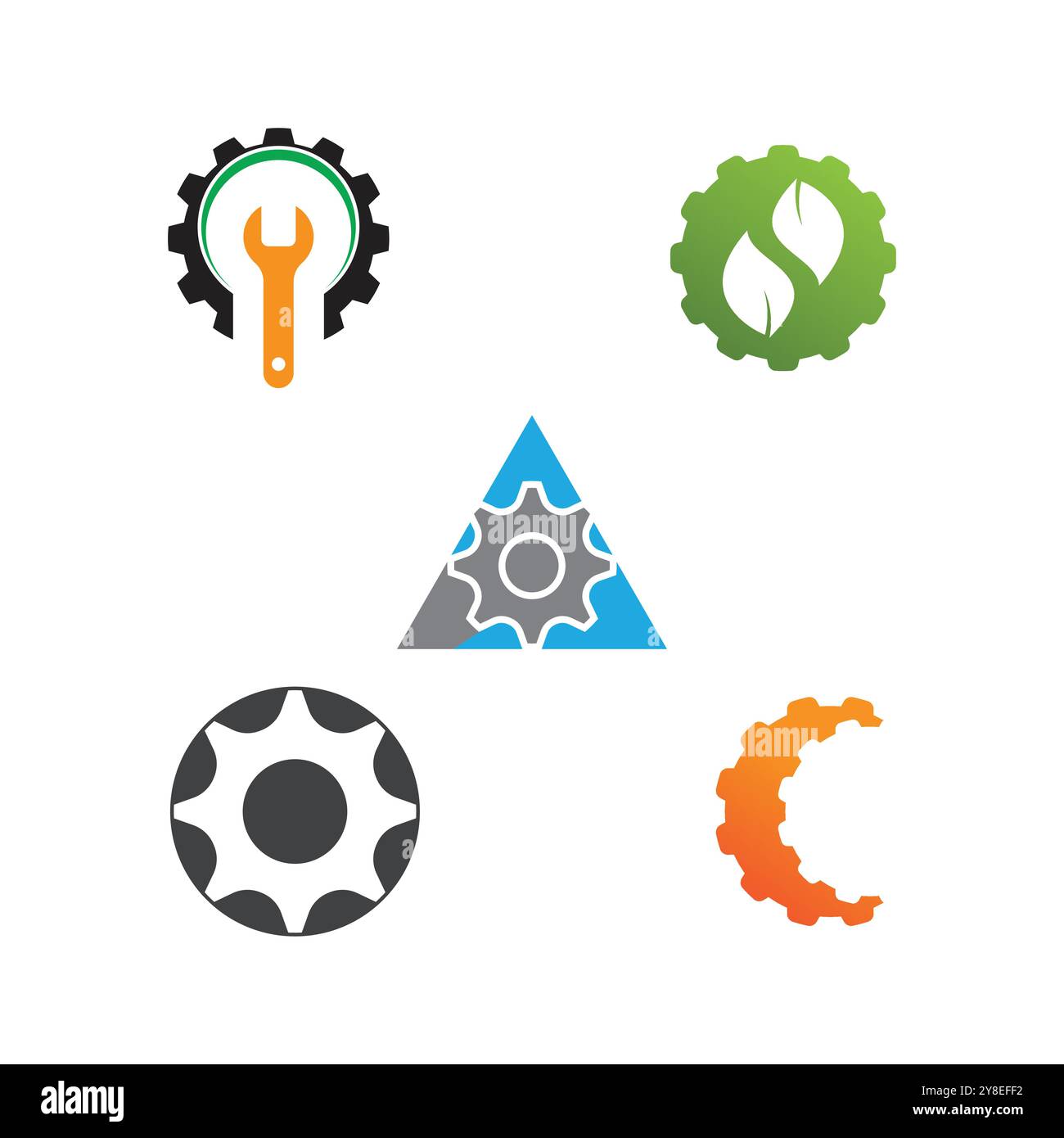 Gear logo vector template symbol design Stock Vector Image & Art - Alamy