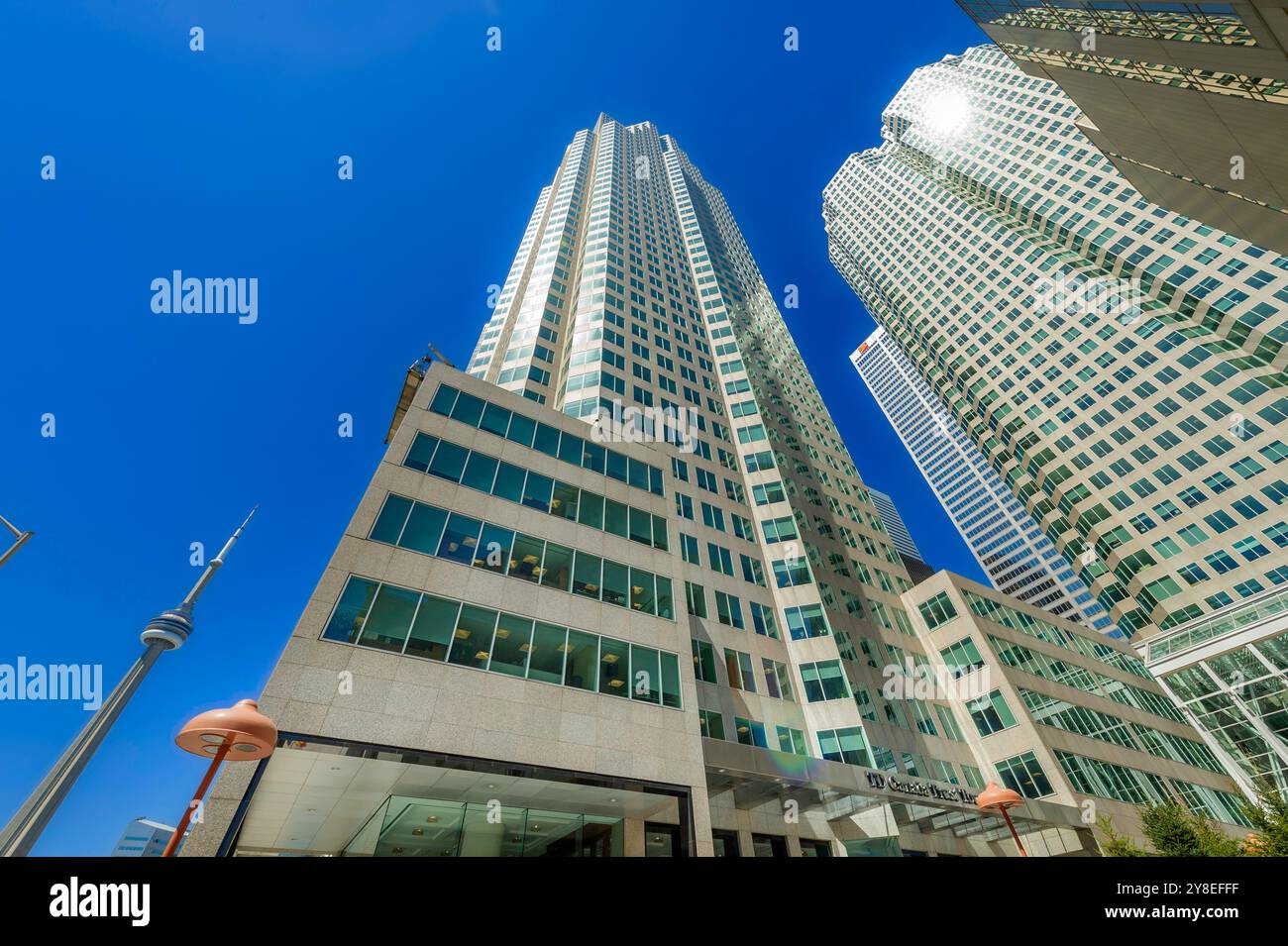 Brookfield Plase buildings in Finance District, downtown Toronto Stock ...