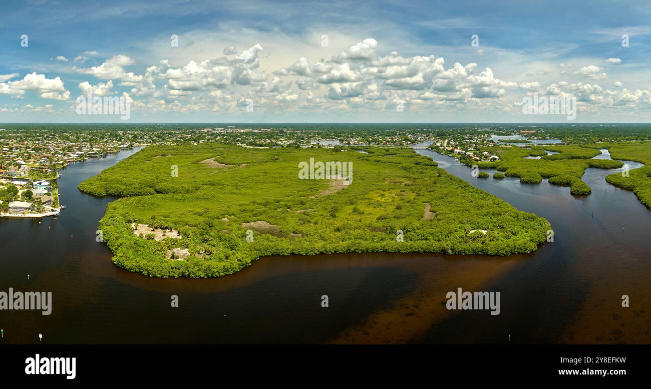 Aerial view everglades national park hi-res stock photography and ...