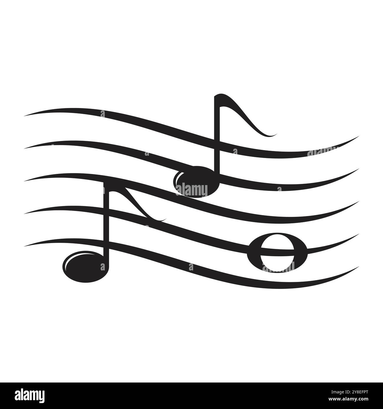 Abstract music background design ai Stock Vector Images - Alamy