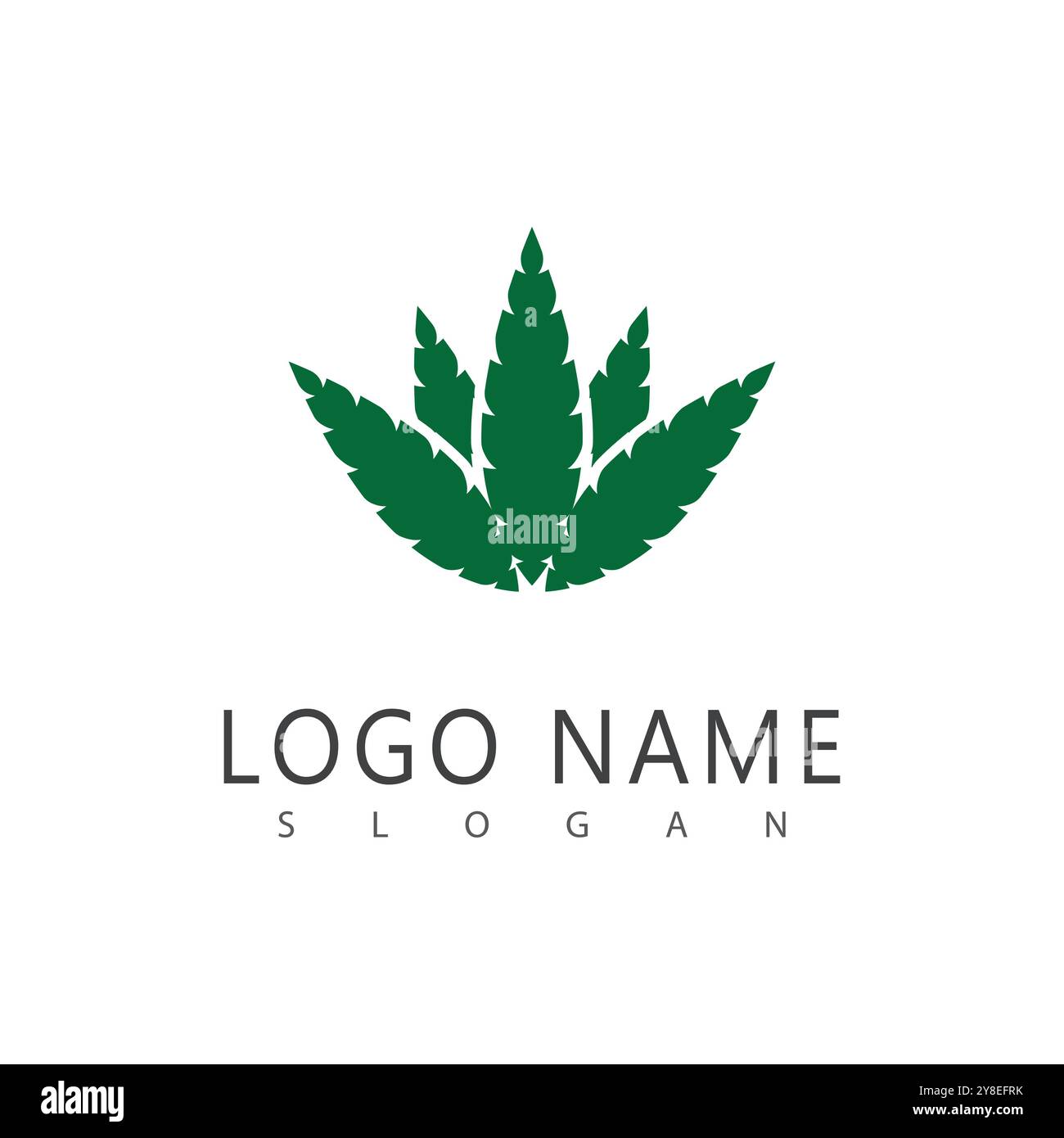 Cannabis logo vector template symbol design Stock Vector Image & Art ...