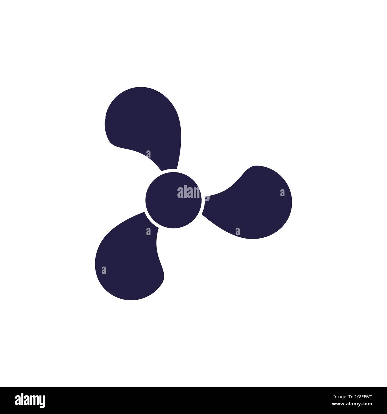 Radiator fan icon flat vector Stock Vector Images - Alamy
