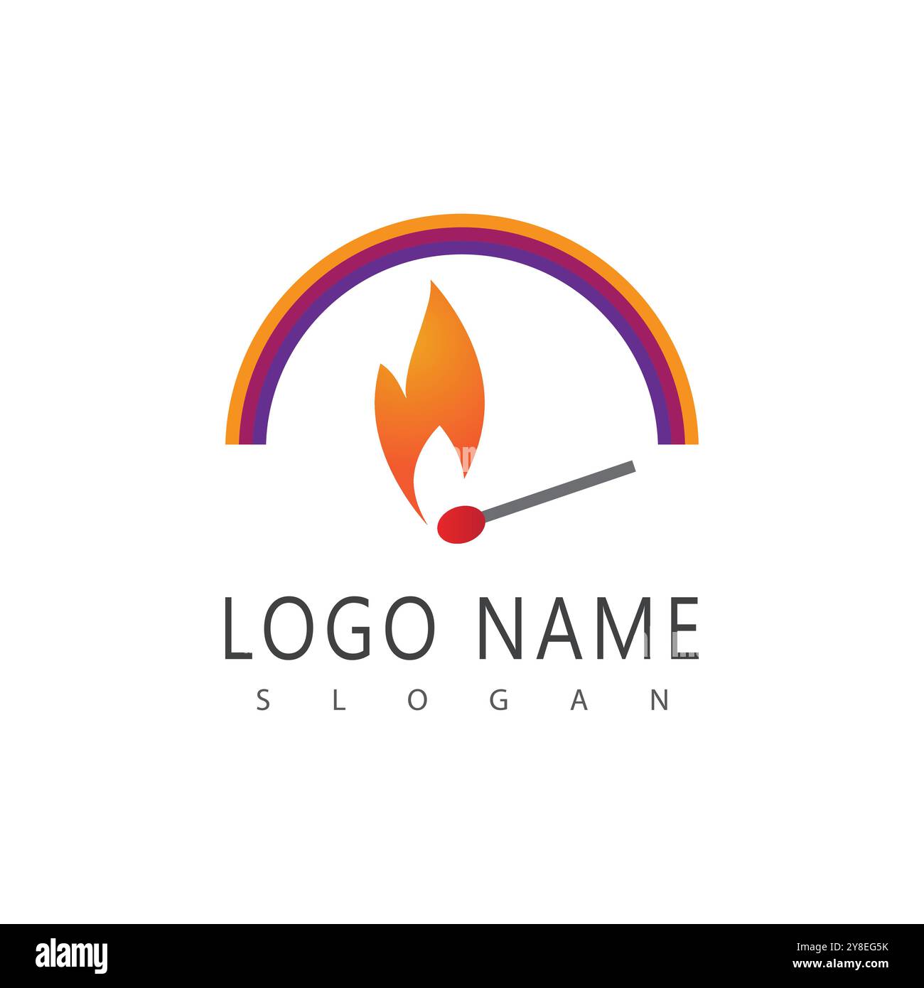 Fire flame vector illustration design template Stock Vector Image & Art ...