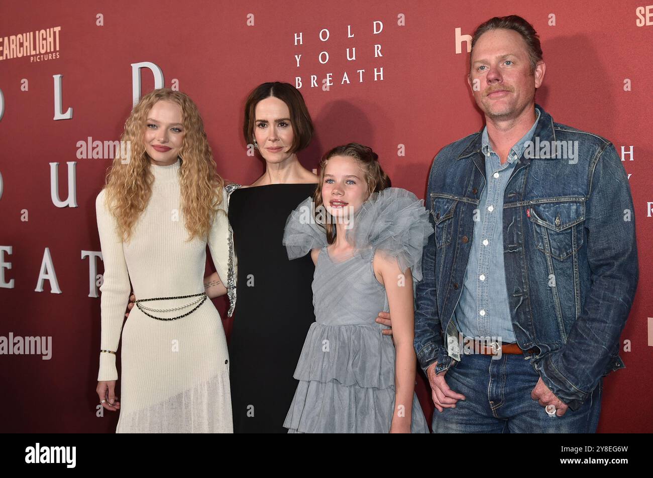 Amiah Miller, from left, Sarah Paulson, Alona Jane Robbins and Arron ...