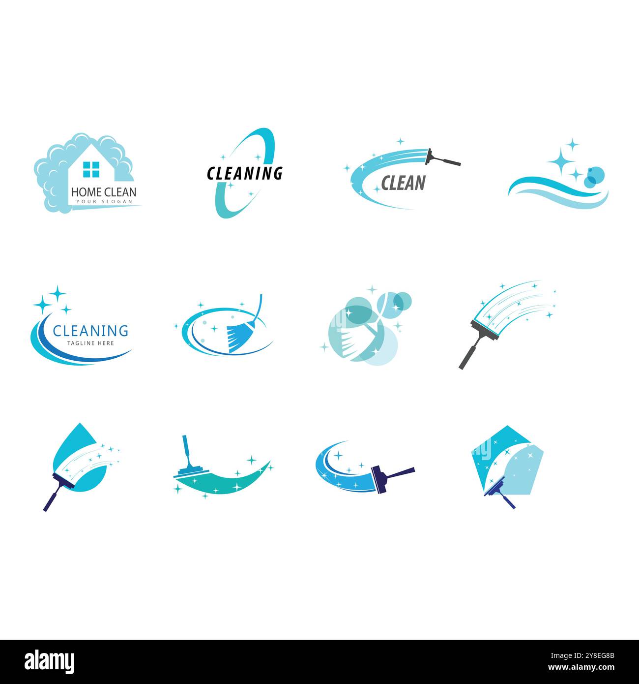Cleaning logo vector template symbol design Stock Vector Image & Art ...