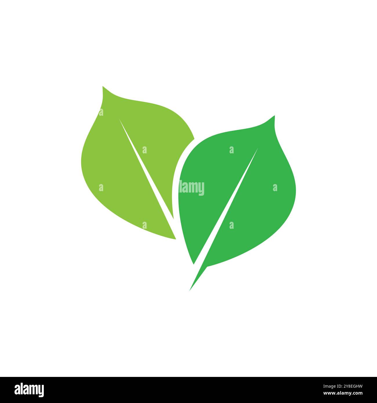 Green leaf logo vector element symbol template Stock Vector Image & Art ...