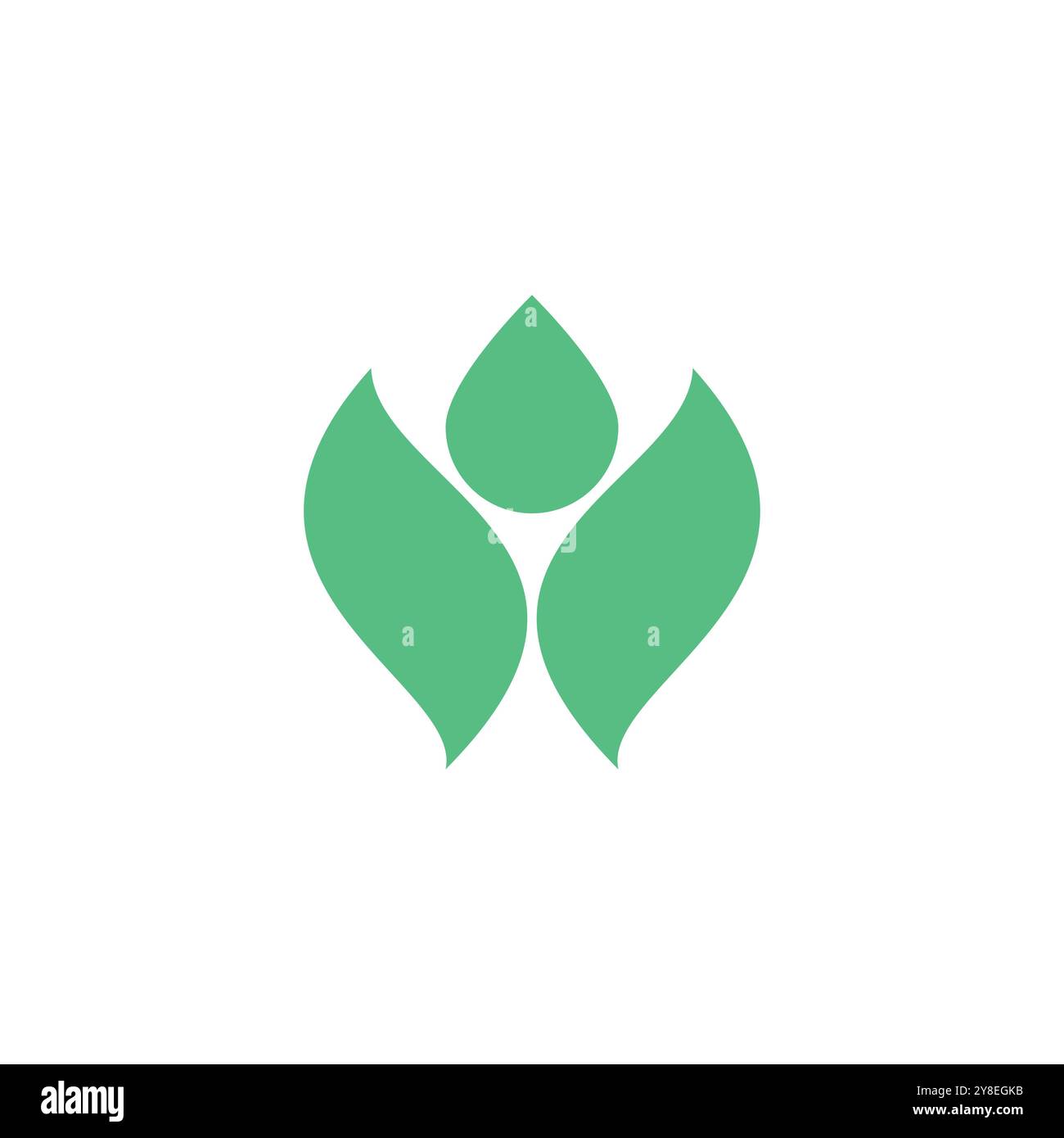 Green leaf logo vector element symbol template Stock Vector Image & Art ...