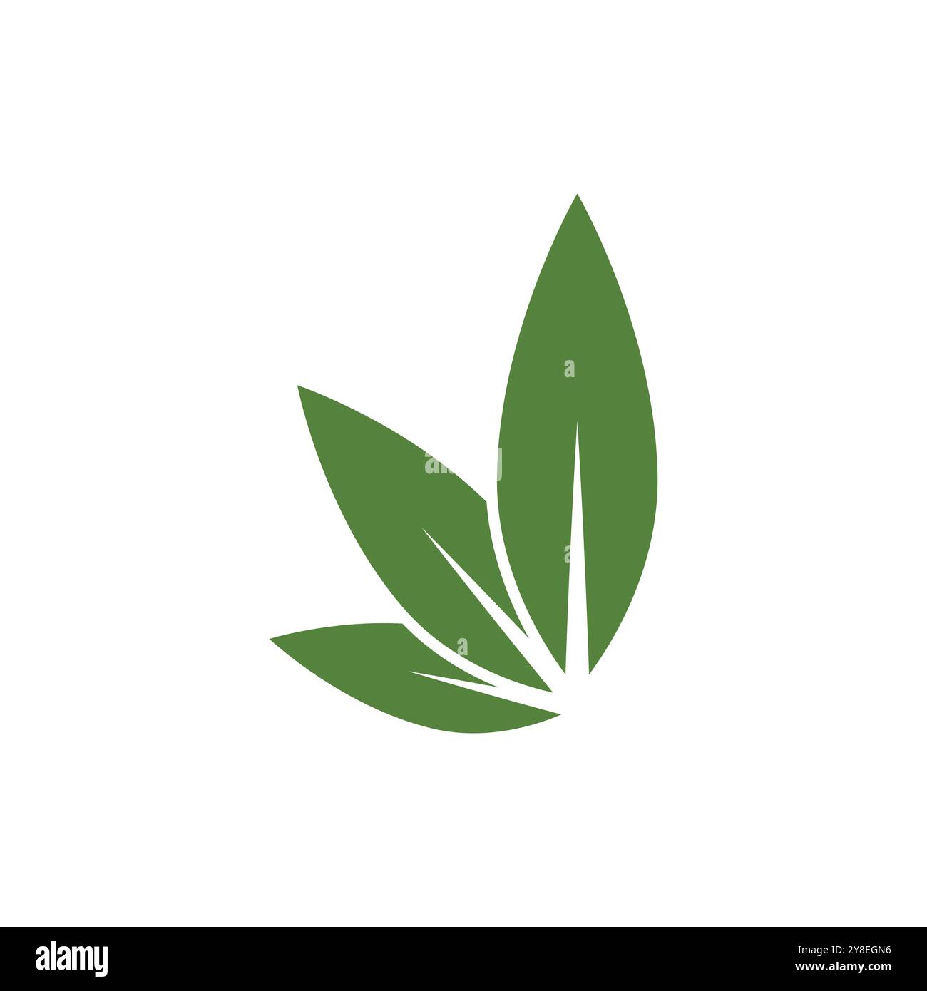 Green leaf logo vector element symbol template Stock Vector Image & Art ...