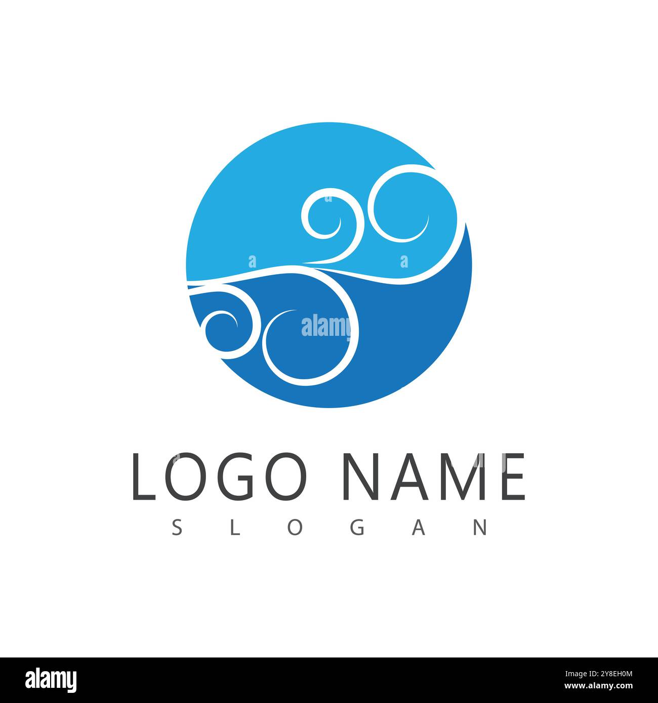 Wind logo vector symbol design Stock Vector Image & Art - Alamy