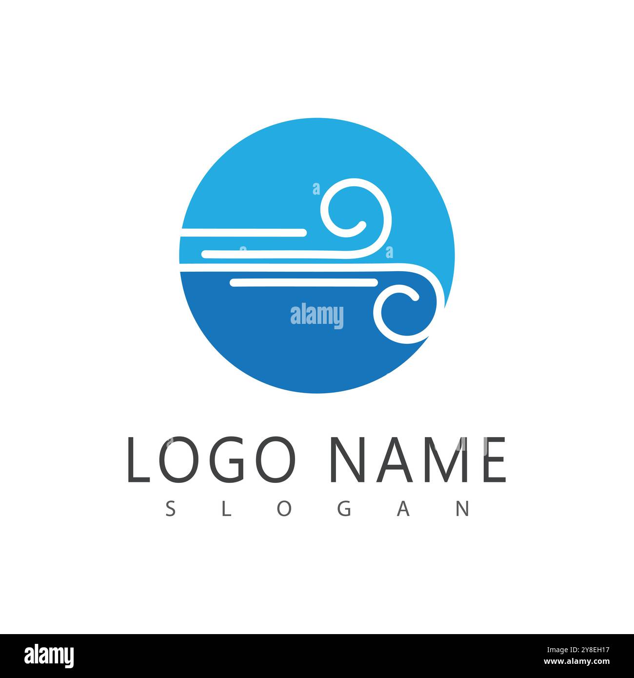 Wind logo vector symbol design Stock Vector Image & Art - Alamy