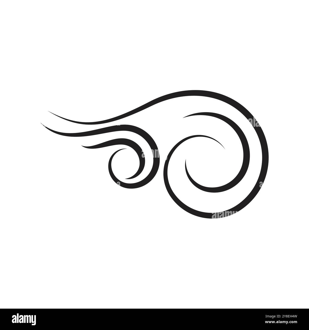 Wind logo vector symbol design Stock Vector Image & Art - Alamy