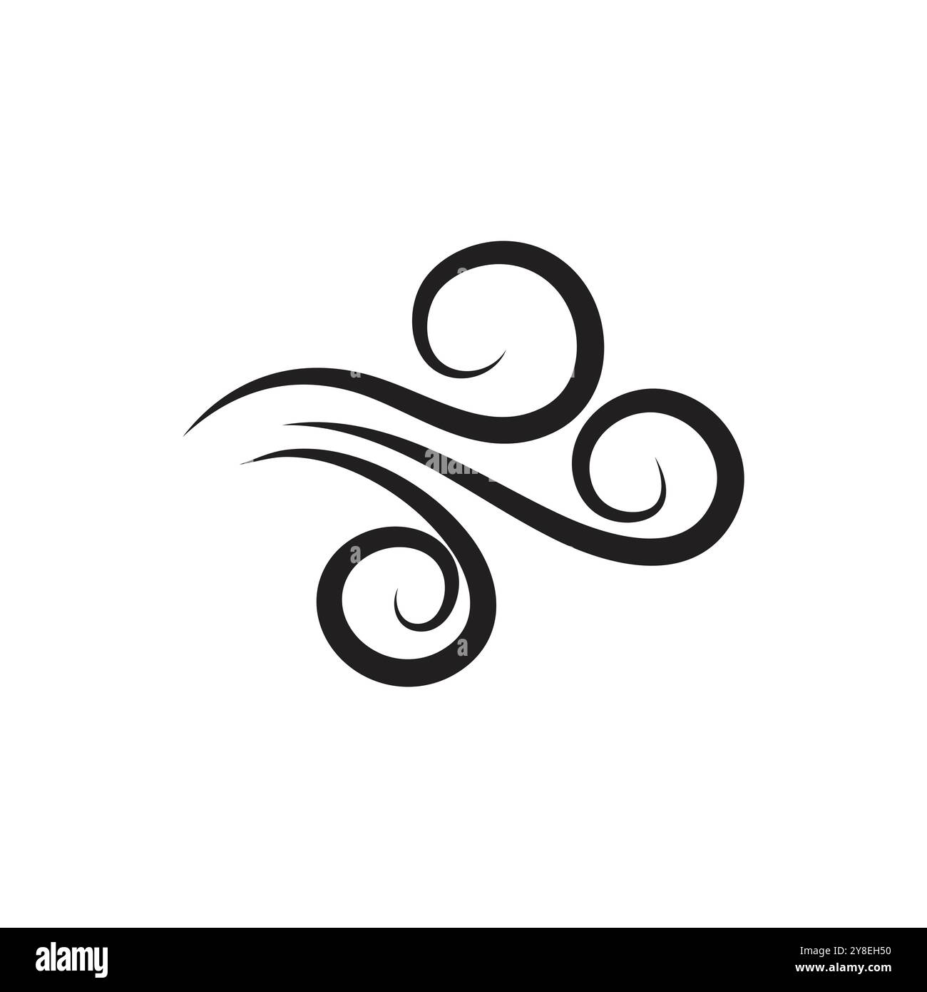Wind logo vector symbol design Stock Vector Image & Art - Alamy