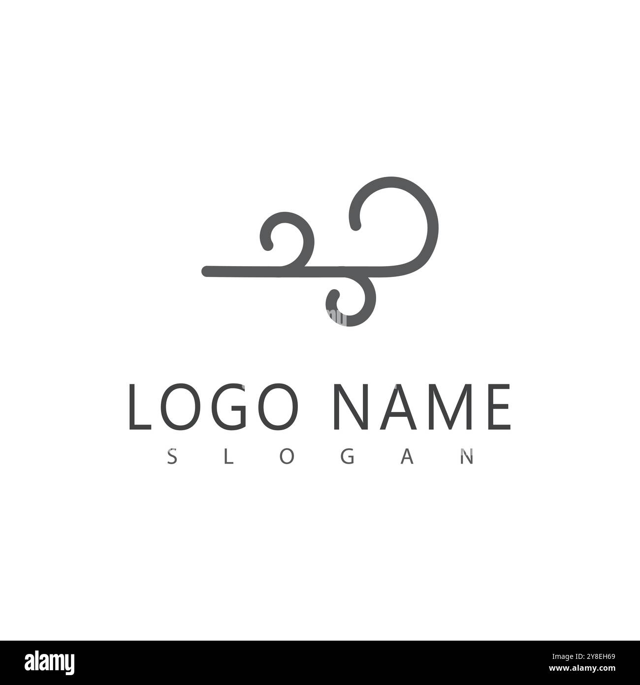 Wind logo vector symbol design Stock Vector Image & Art - Alamy