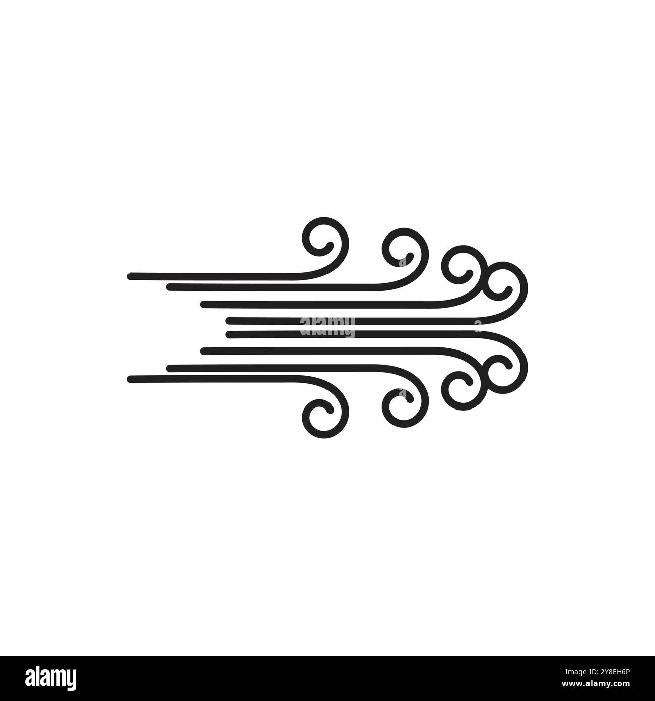Wind logo vector symbol design Stock Vector Image & Art - Alamy