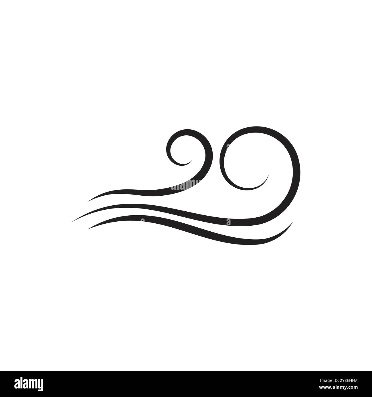 Wind logo vector symbol design Stock Vector Image & Art - Alamy