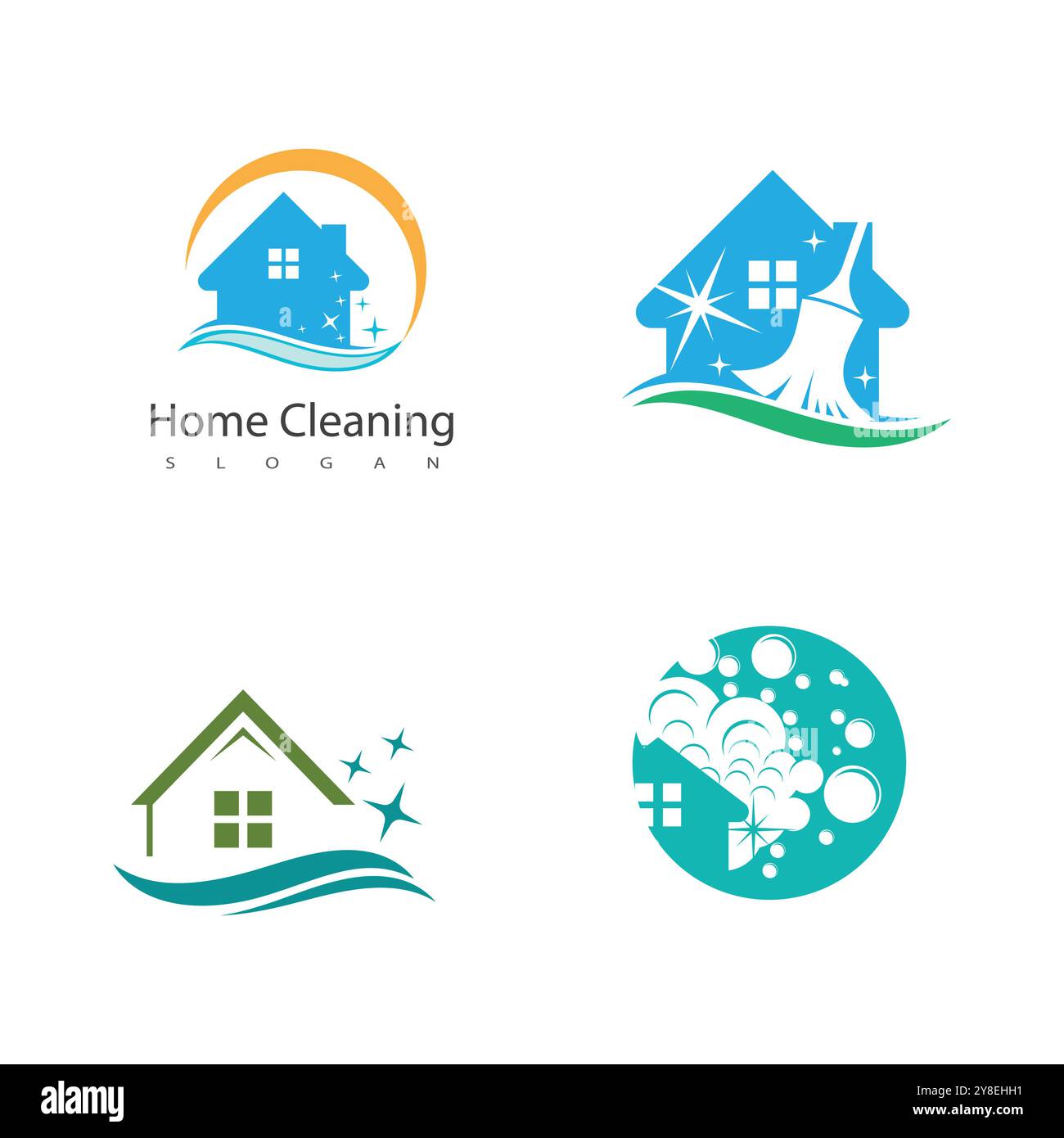 Cleaning logo vector template symbol design Stock Vector Image & Art ...