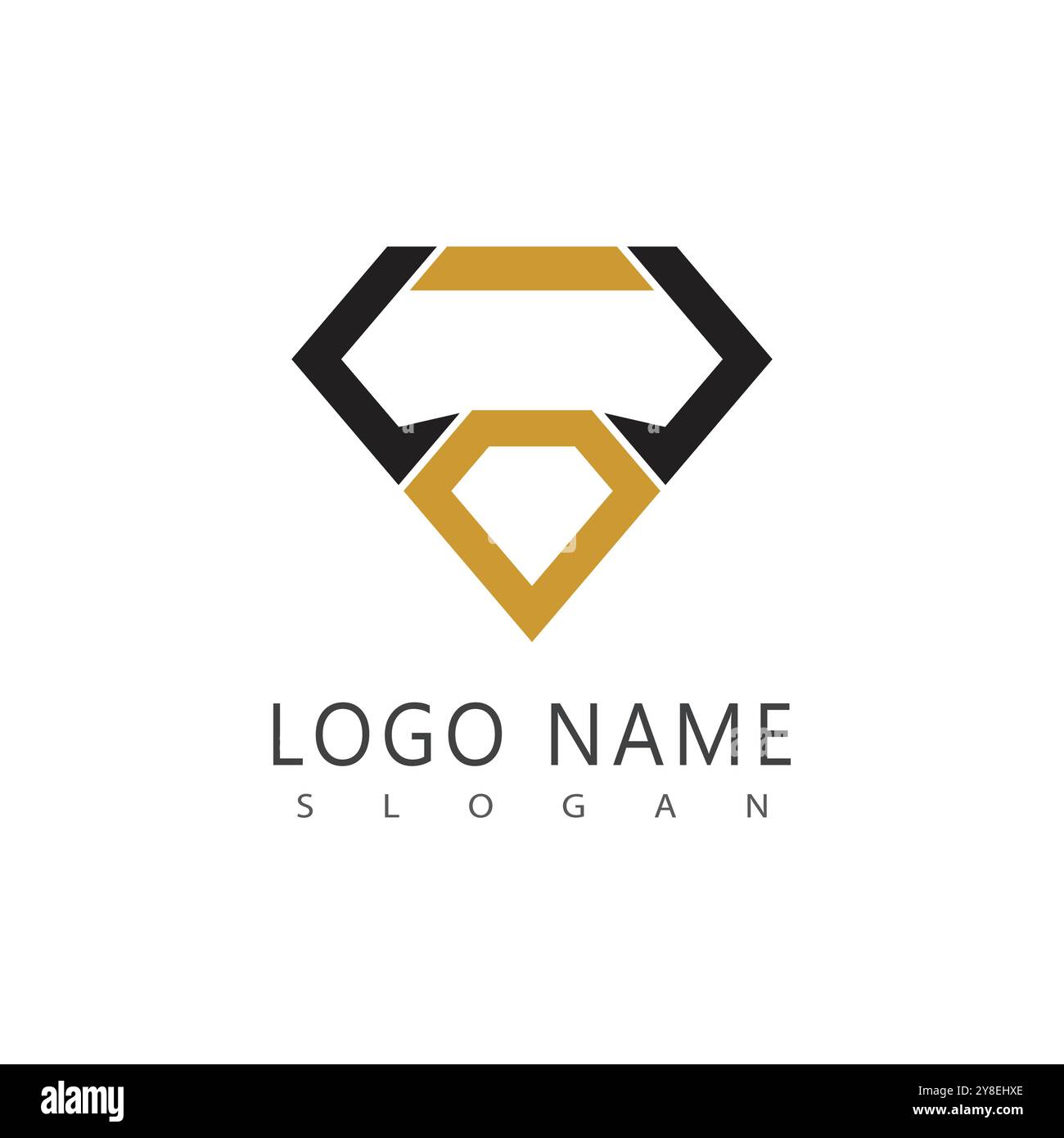 Diamond logo vector template and symbol Stock Vector Image & Art - Alamy