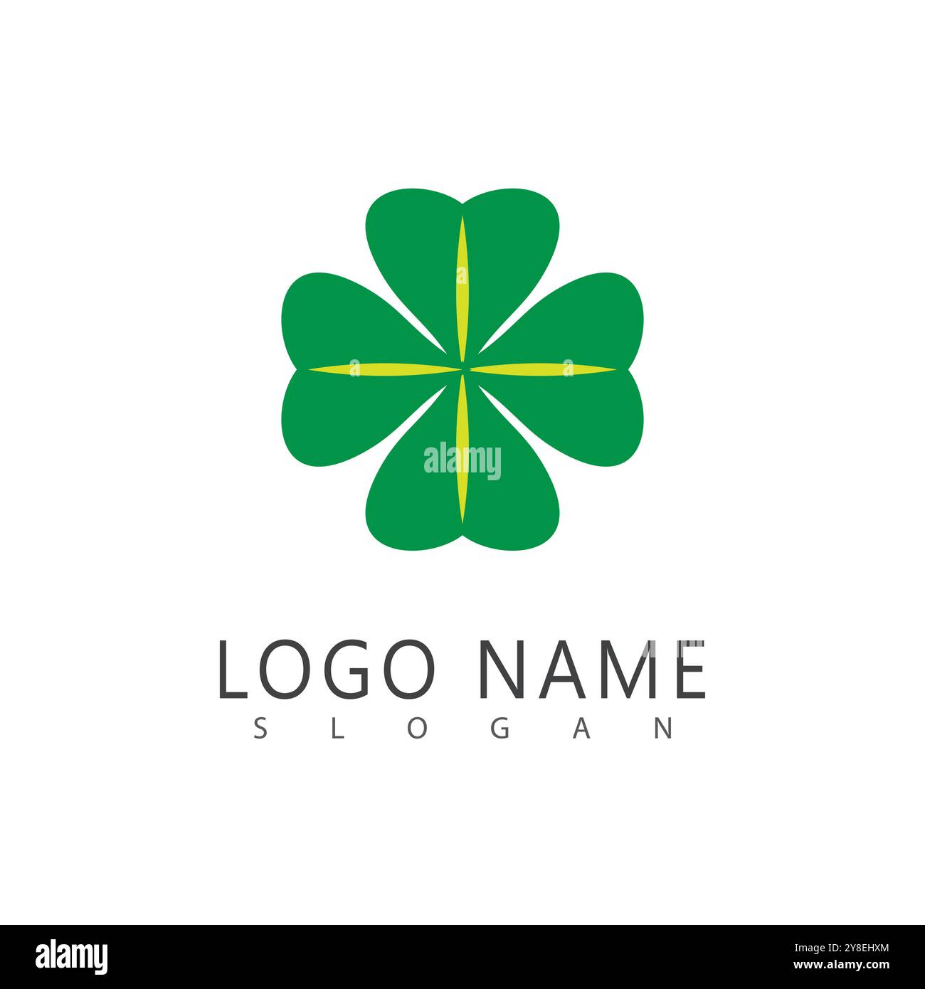 Clover logo vector template nature and symbol Stock Vector Image & Art ...