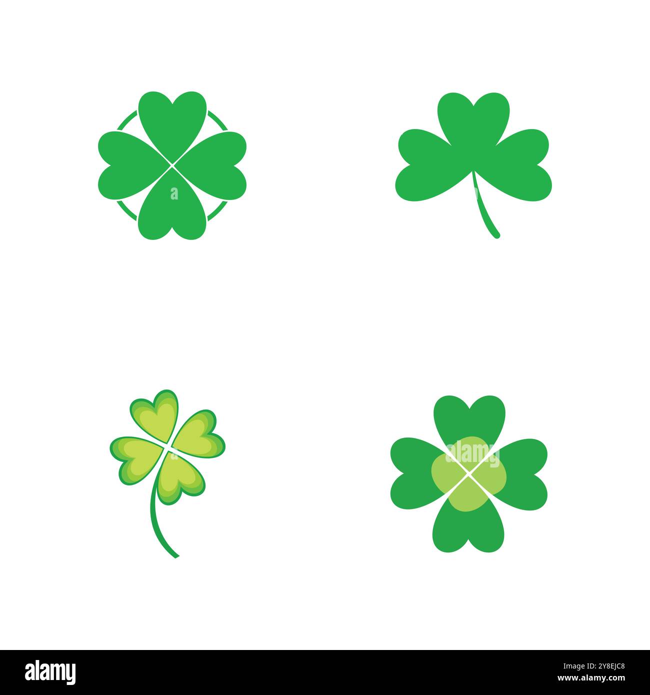 Clover logo vector template nature and symbol Stock Vector Image & Art ...