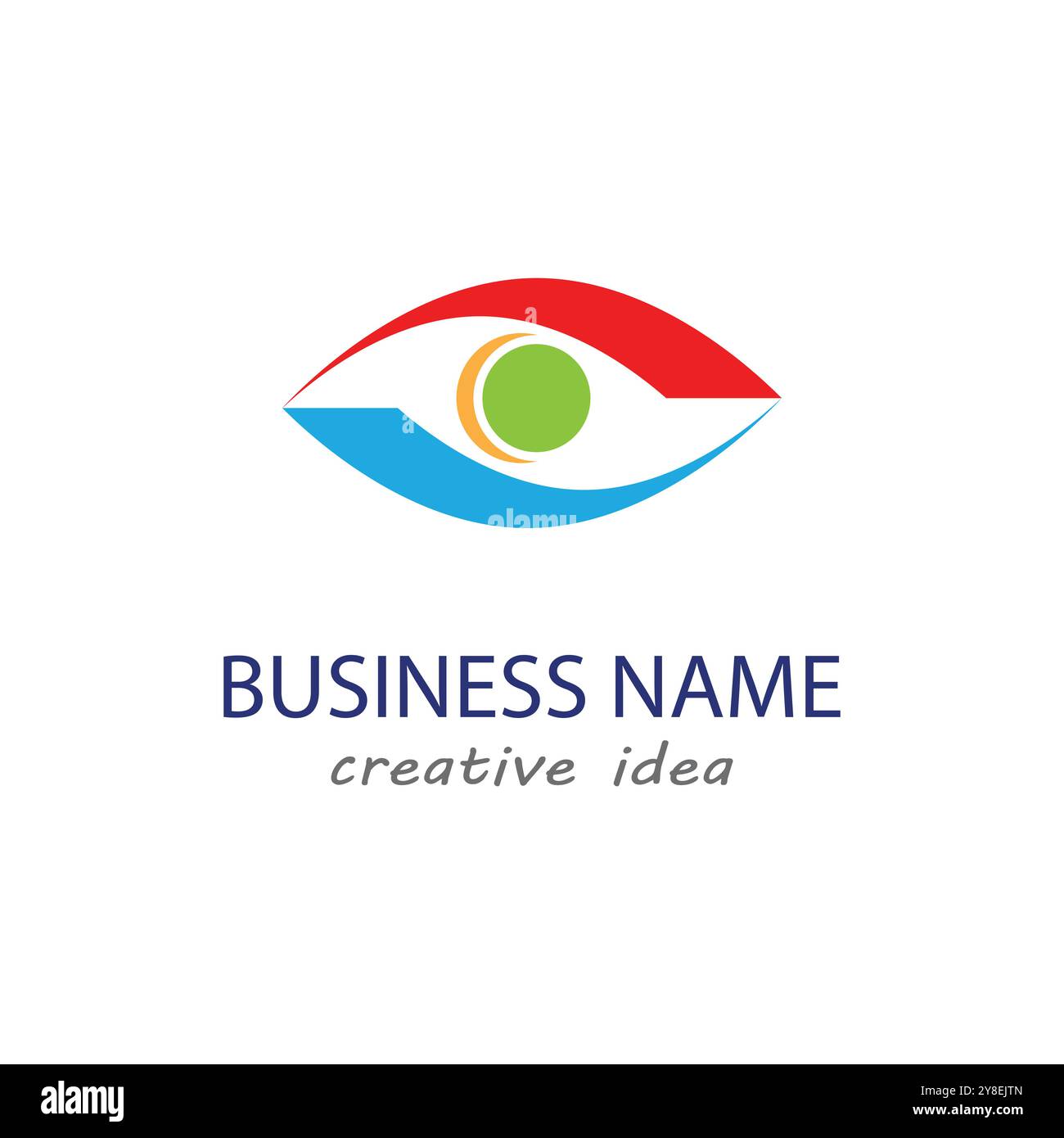 Eye logo vector illustration business element and symbol design Stock ...