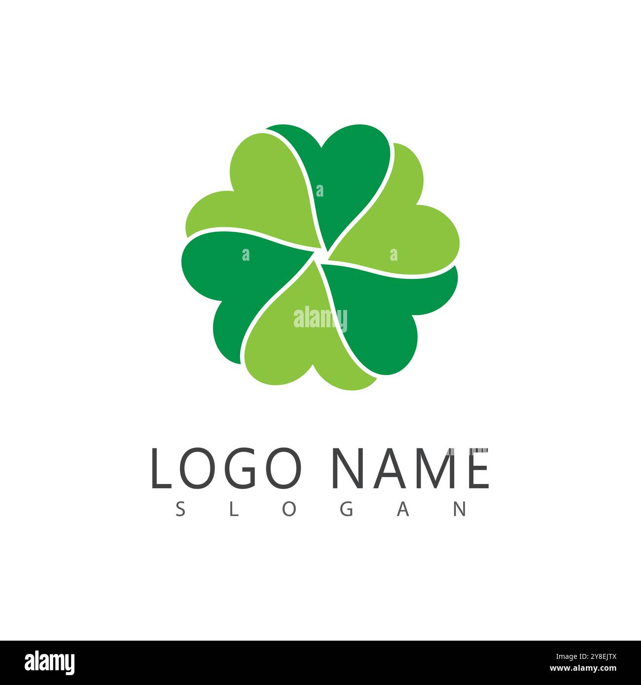 Clover logo vector template nature and symbol Stock Vector Image & Art ...