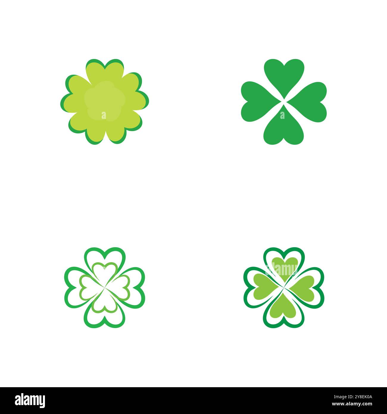 Clover logo vector template nature and symbol Stock Vector Image & Art ...
