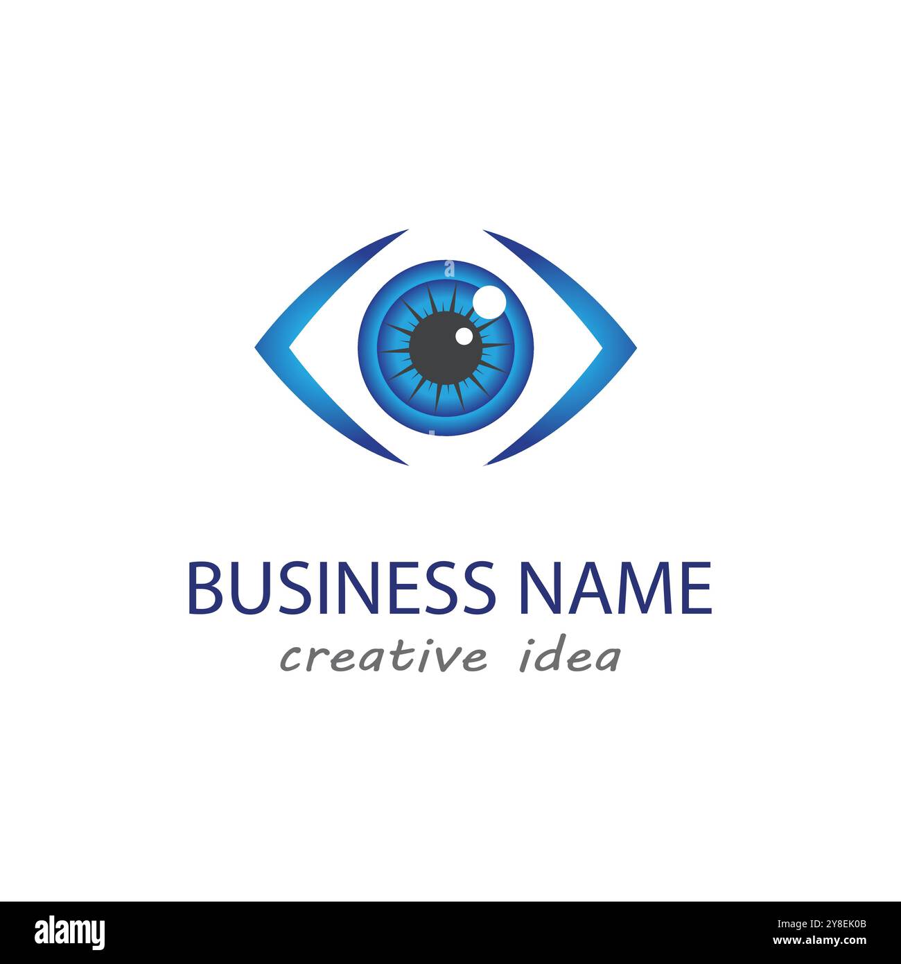 Eye logo vector illustration business element and symbol design Stock ...