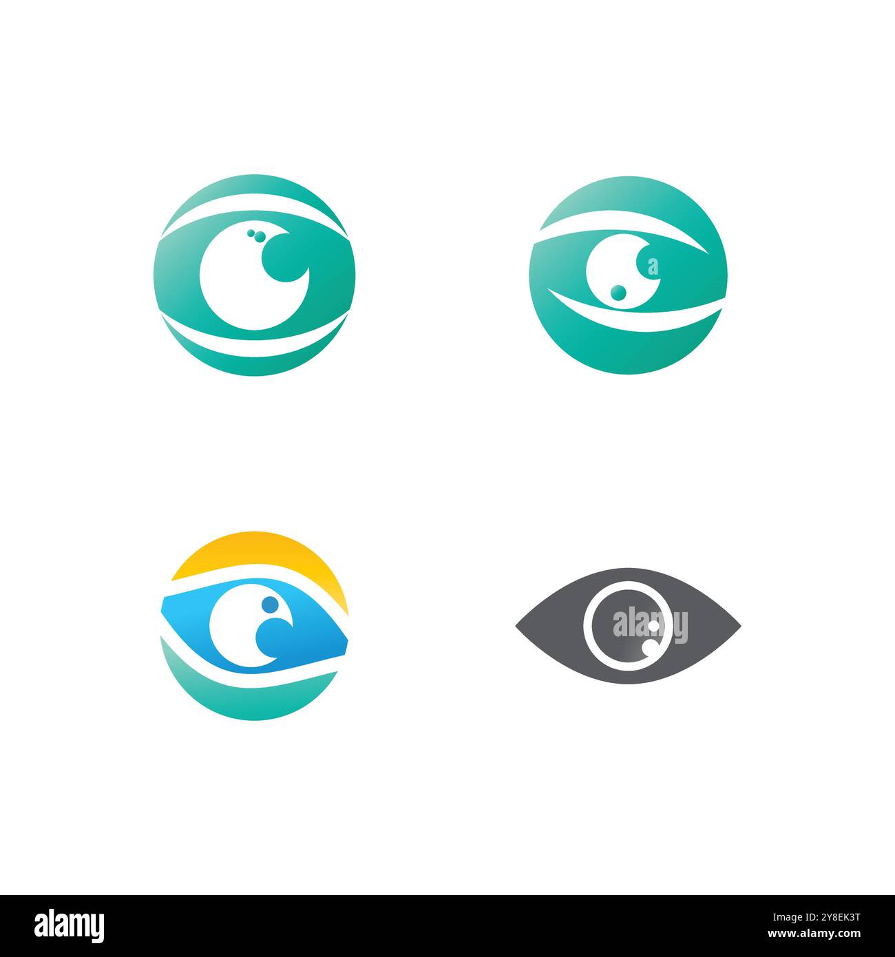 Eye logo vector illustration business element and symbol design Stock ...