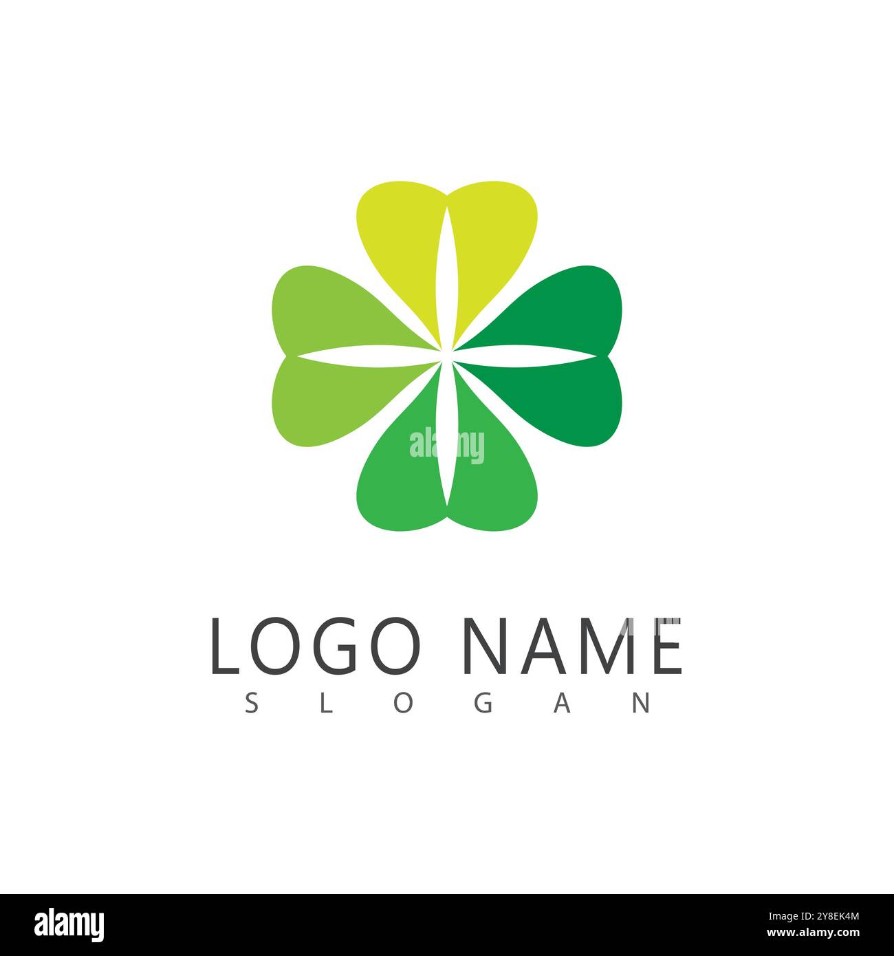 Clover logo vector template nature and symbol Stock Vector Image & Art ...