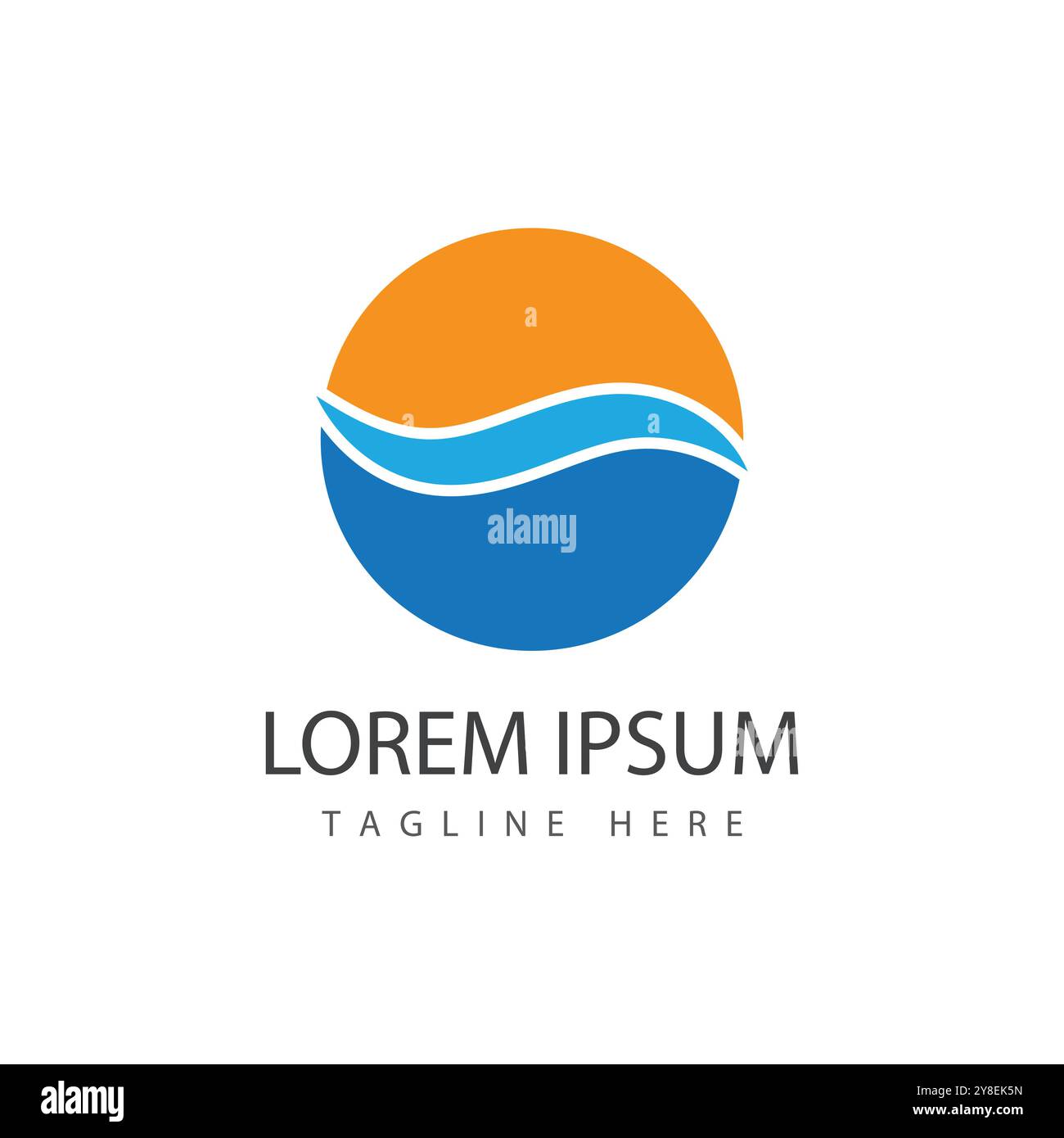 Wave logo vector template and symbol Stock Vector Image & Art - Alamy