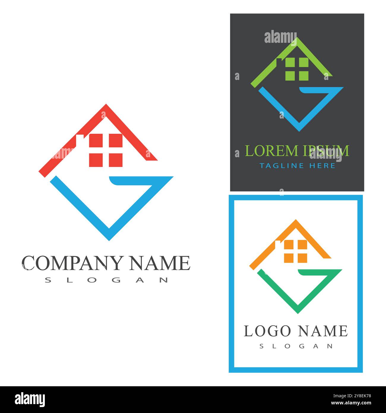 home logo vector symbol element design Stock Vector Image & Art - Alamy